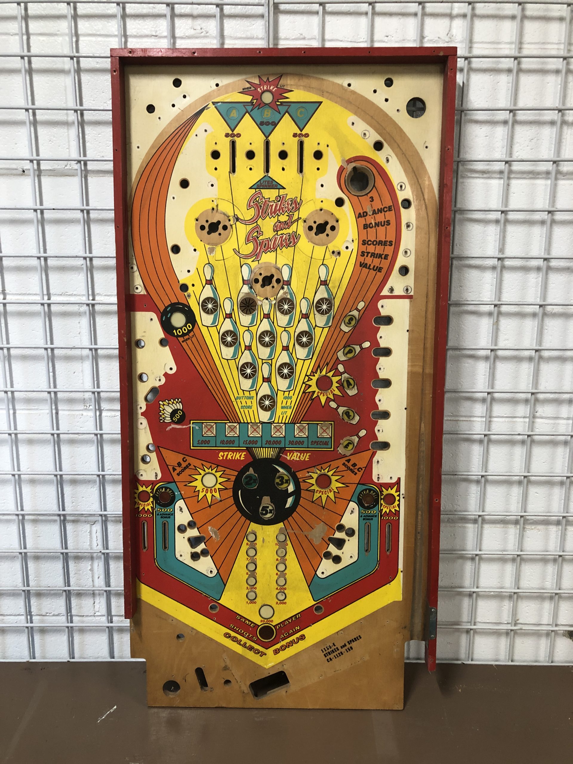 Strikes And Spares Tiltcycle Upcycled Pinball Pop Art