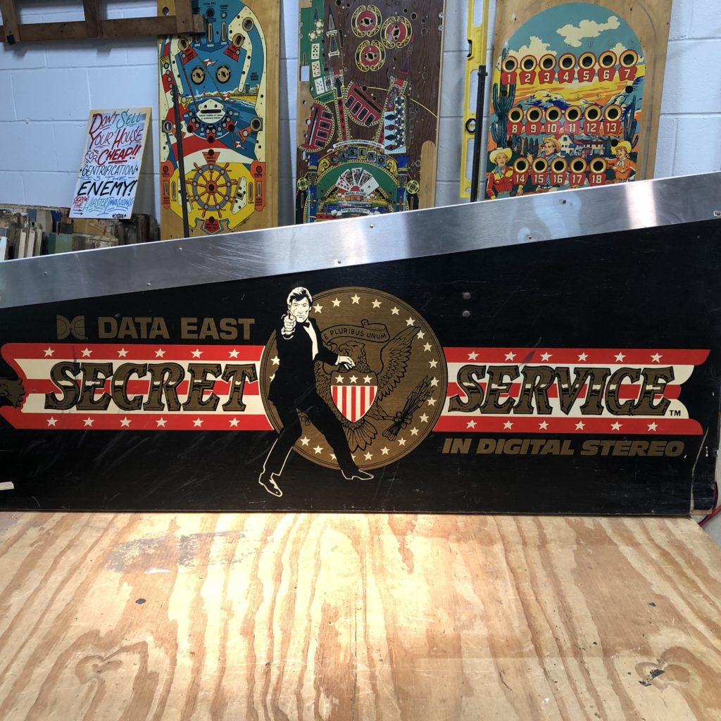 Secret Service - 1988 Data East - Tiltcycle - Upcycled Pinball Pop Art