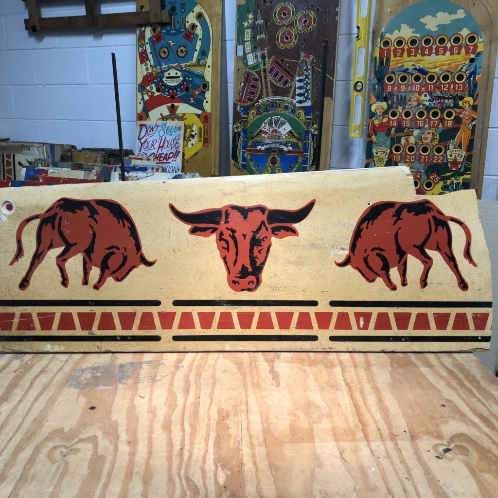 El Toro - 1972 Bally - Tiltcycle - Upcycled Pinball Pop Art