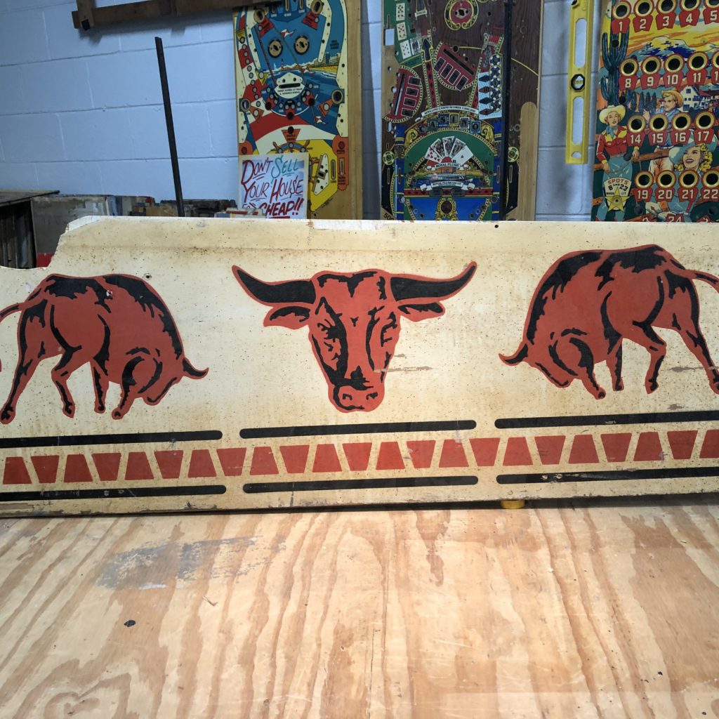 El Toro - 1972 Bally - Tiltcycle - Upcycled Pinball Pop Art